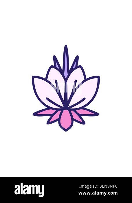 popping motion animation of image of a water lily Stock Video Footage ...