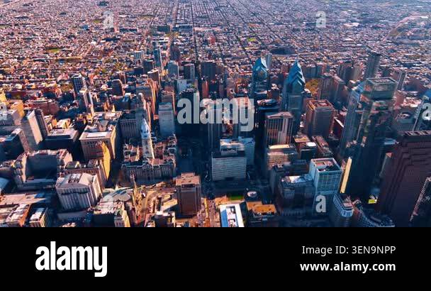 Philadelphia, USA, 8 May 2026: Aerial Panorama of Philadelphia with ...
