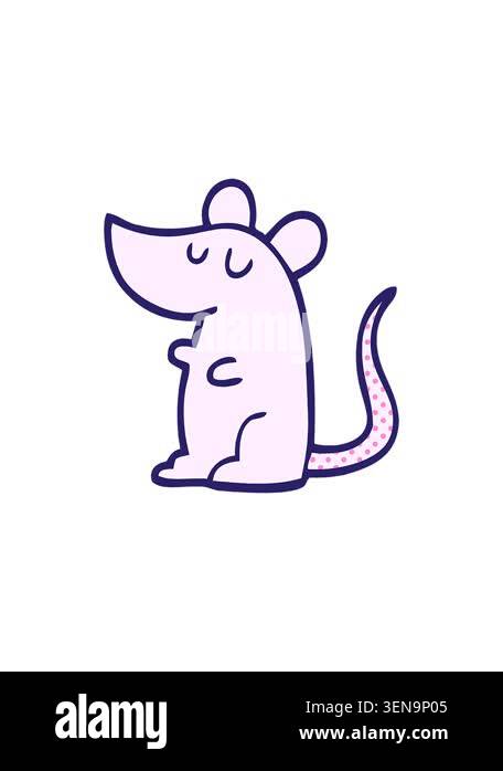 splitting effect animation of comic book style cartoon mouse Stock ...