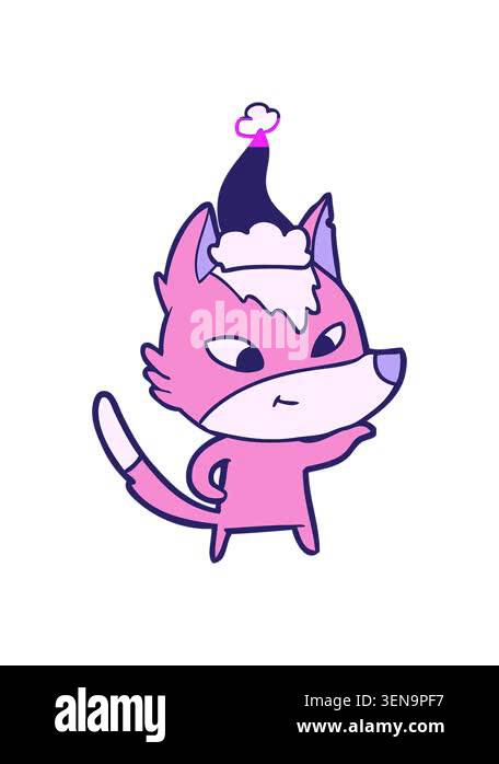 power up animation of friendly hand drawn line drawing of a wolf ...