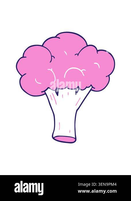 shaking motion animation of cartoon doodle broccoli Stock Video Footage ...