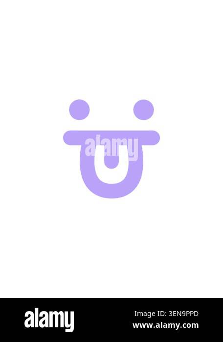 flashy sales animation of simple confused face icon Stock Video Footage ...