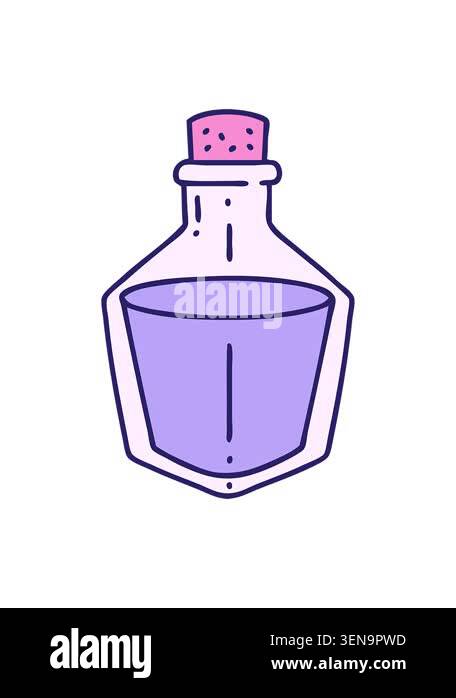 shaking motion animation of cartoon of a potion bottle Stock Video ...