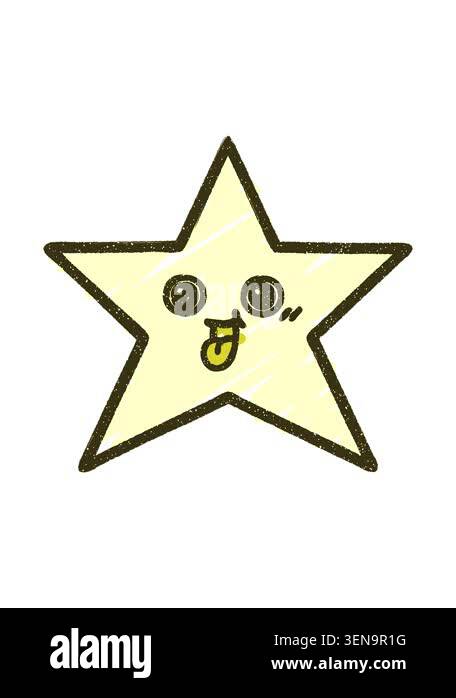changing color animation of a Star Chalk Drawing Stock Video Footage ...