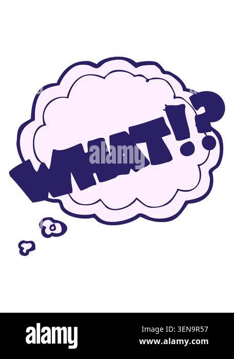 shaking motion animation of freehand drawn thought bubble cartoon shout ...