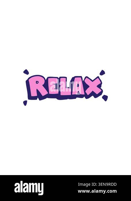 sales flash animation of cartoon doodle relax symbol Stock Video ...
