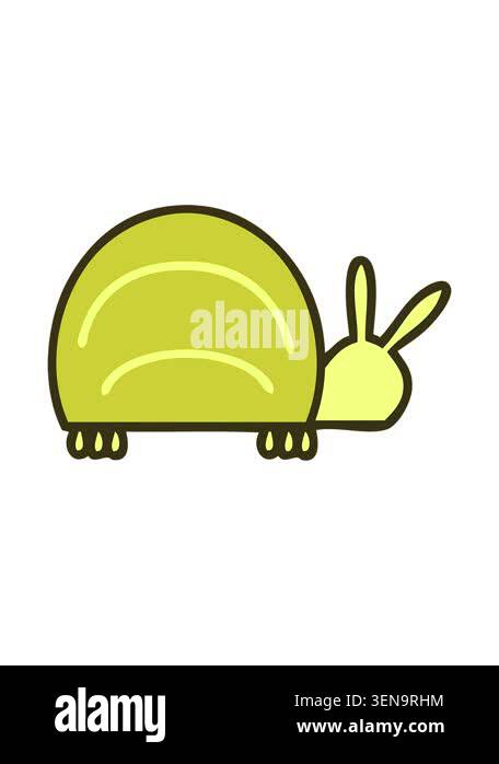 changing color animation of cute cartoon of a green bug Stock Video ...