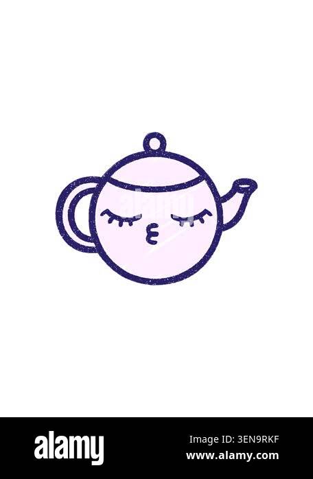 sales flash animation of Teapot Chalk Drawing Stock Video Footage - Alamy