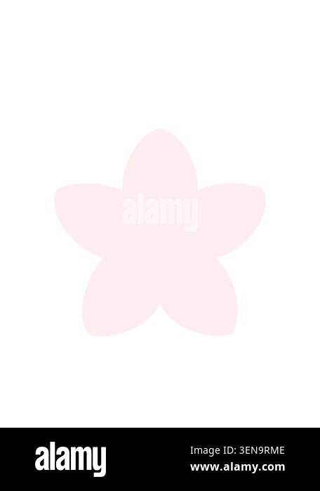 blinking radial lines animation of a single japanese flower design ...