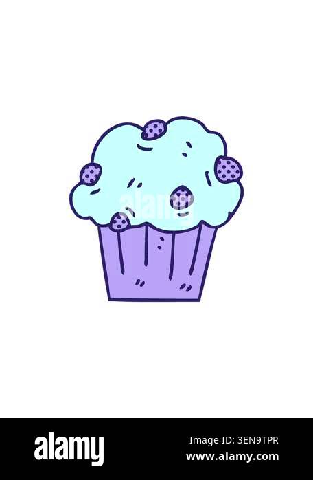 flashy sales animation of comic book style quirky cartoon chocolate ...