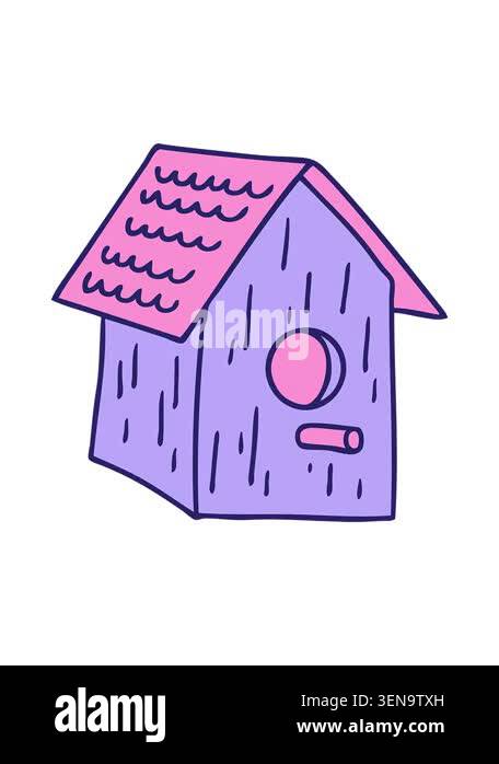 pressure popping animation of hand drawn cartoon doodle of a wooden ...