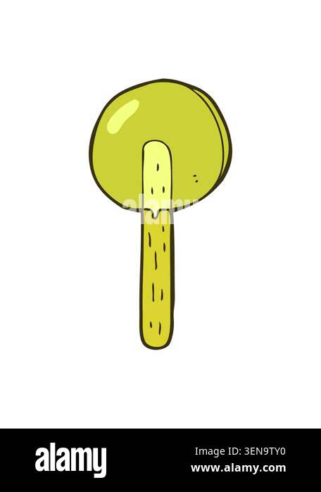 changing color animation of cartoon lollipop drawing Stock Video ...