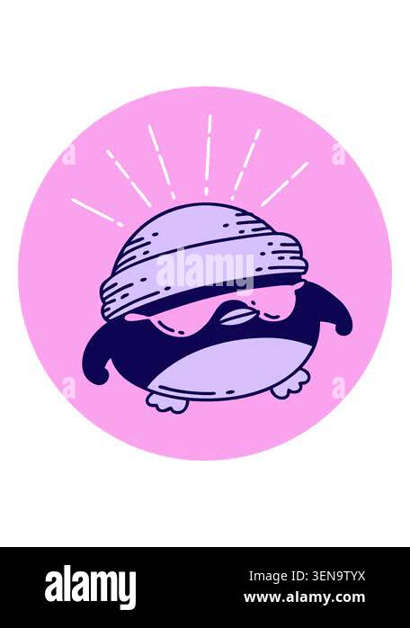 neon light effect animation of icon of a tattoo style robin Stock Video ...