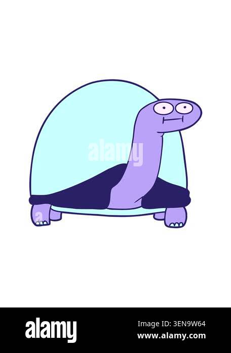 pressure popping animation of design of a tortoise Stock Video Footage ...