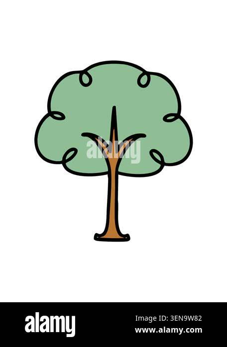vibrating motion animation of traditional Japanese cherry blossom tree ...