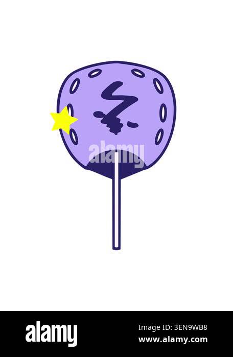 twinkling stars effect animation of a uchiwa japanese single paddle fan ...