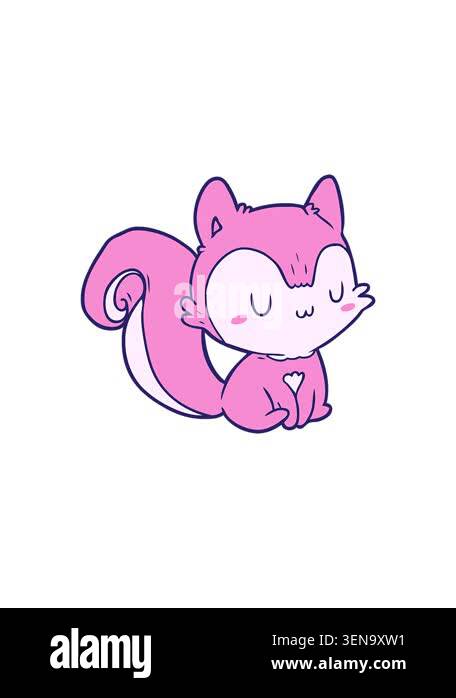 attention grabbing animation of cartoon squirrel Stock Video Footage ...