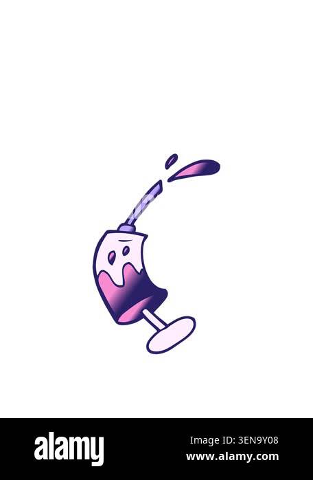 stretching up animation of cartoon doodle syringe of blood Stock Video ...
