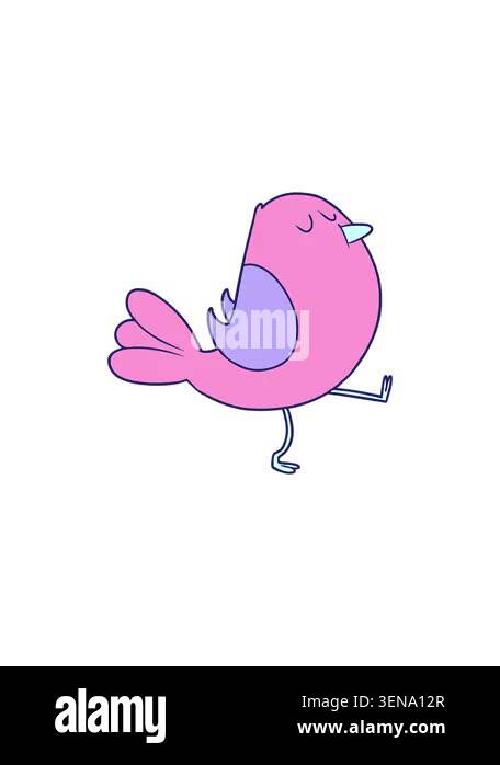 flashy sales animation of retro Cartoon Bird Stock Video Footage - Alamy