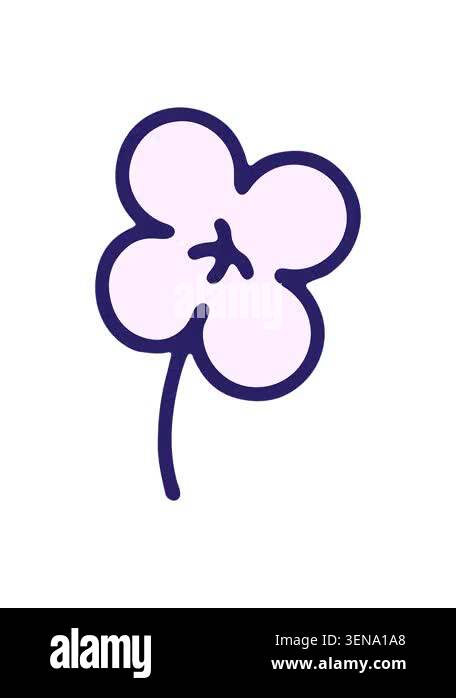 pixelize effect animation of flower illustration drawing Stock Video ...