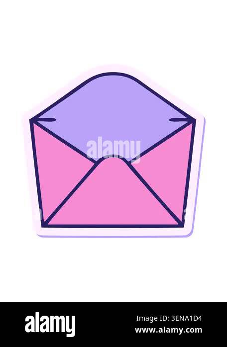 shivering motion animation of sticker of a quirky hand drawn cartoon ...