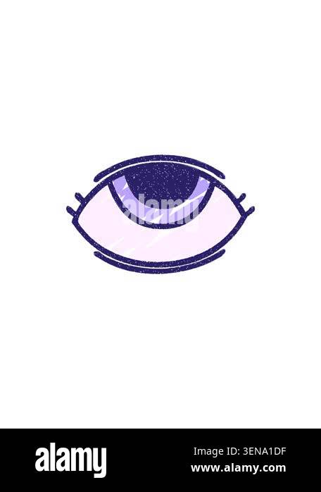 radioactive glowing animation of Occult Eye Chalk illustration Stock ...