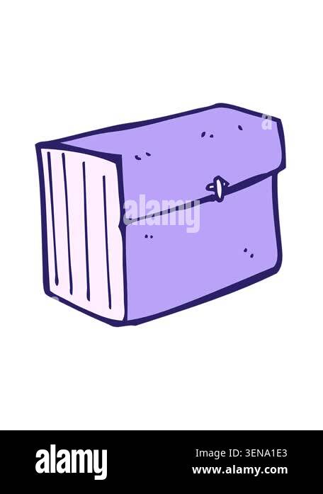 jiggle motion animation of business files cartoon Stock Video Footage ...