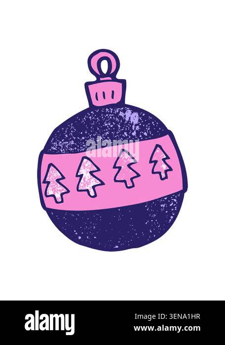 shine light effect animation of christmas bauble Stock Video Footage ...