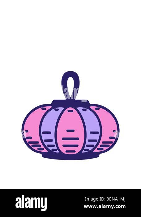 stretching up animation of a hanging lantern traditionally crafted in ...