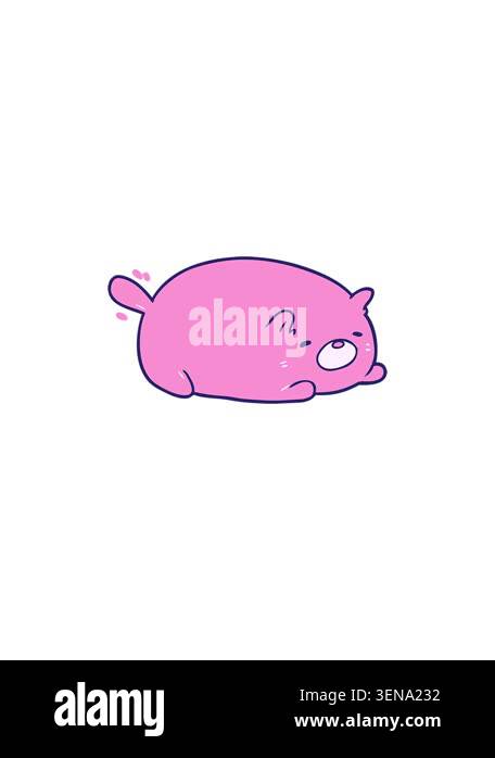 sales flash animation of cute cartoon cat drawing Stock Video Footage ...