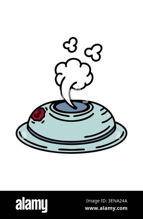 bobbing motion animation of covered steaming bowl of japanese food ...