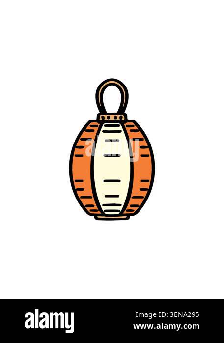 starburst effect animation of hanging lantern in traditional japanese ...