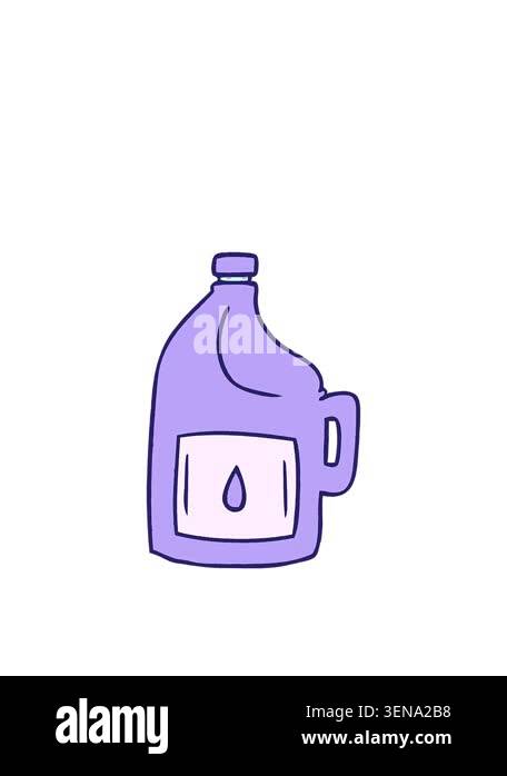 rise and float animation of hand drawn cartoon doodle of a large ...