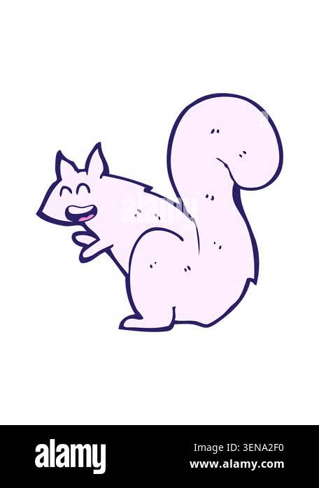 bob and pause animation of squirrel cartoon Stock Video Footage - Alamy
