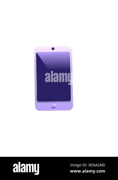 horizontally vibrating animation of cell phone Stock Video Footage - Alamy