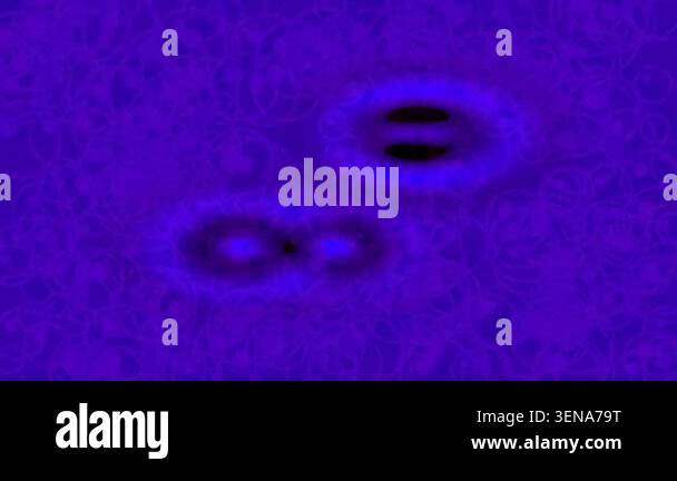 abstract digital fractal pattern. horizontal orientation of geometric ...