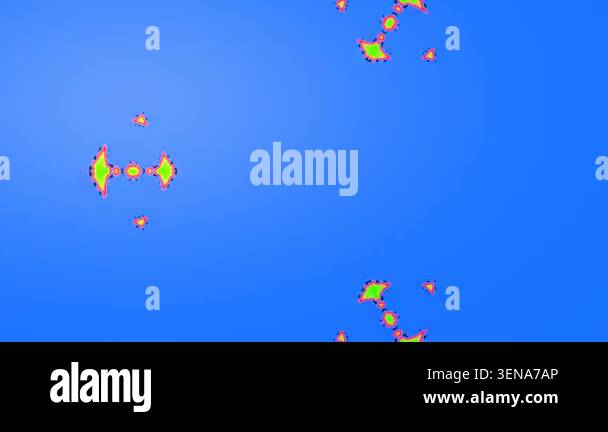 abstract digital fractal fantasy design Stock Video Footage - Alamy