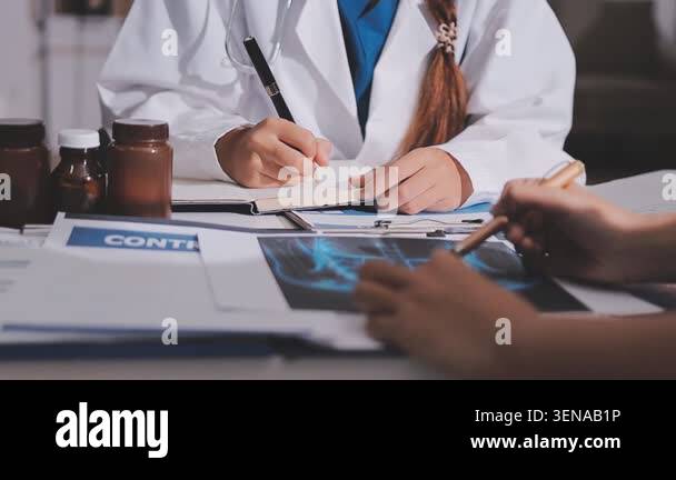 doctor in medical office Stock Video Footage - Alamy