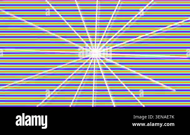 abstract colorful lines pattern. generative illustration of big pattern ...