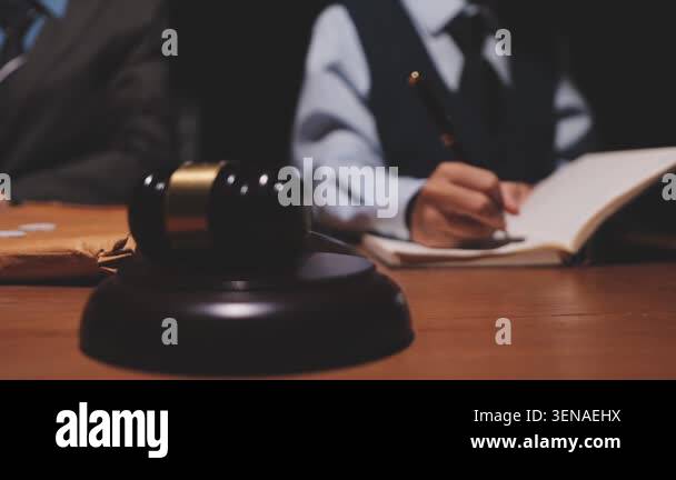 law theme with gavel, judge gavel and books Stock Video Footage - Alamy