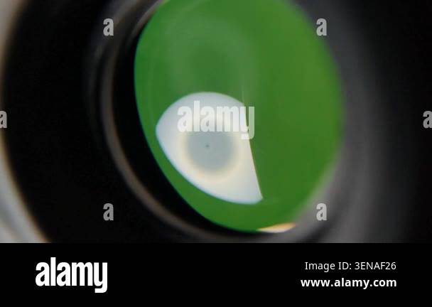 a telescope lens for cell phones from close range Stock Video Footage ...