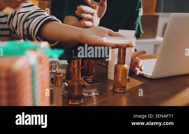 female hand with manicure Stock Video Footage - Alamy