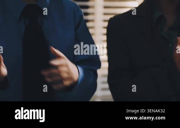businessman and businesswoman shaking hands. business people. teamwork ...