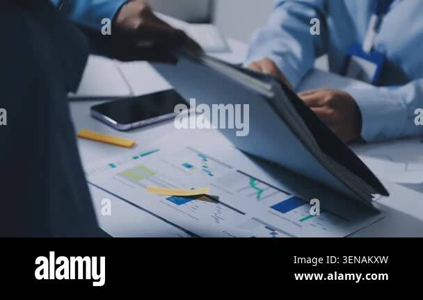 businessman discussing business plan in office Stock Video Footage - Alamy