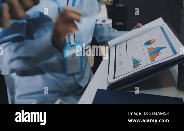 businessman using digital tablet in office Stock Video Footage - Alamy