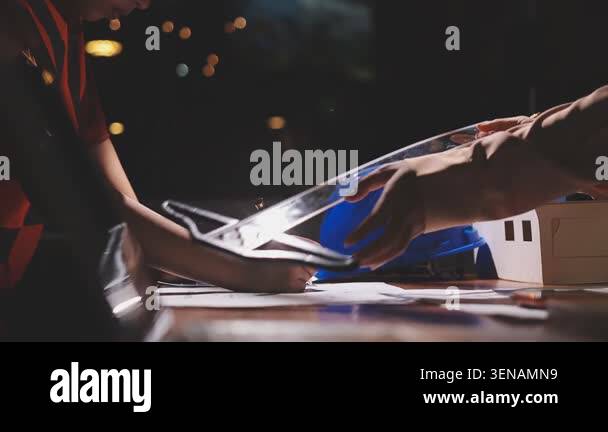 young businesswoman working with documents in office Stock Video ...