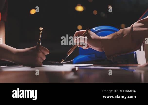 young asian woman writing with pencil Stock Video Footage - Alamy