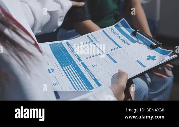 doctor in uniform holding patient Stock Video Footage - Alamy