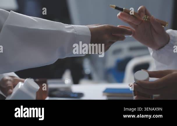 doctor in medical uniform working in hospital Stock Video Footage - Alamy