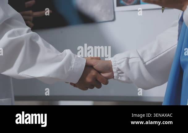 doctor holding a patient Stock Video Footage - Alamy